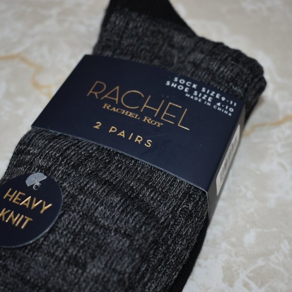 RACHEL Rachel Roy | Accessories | Rachel Roy 2 Pair Tall Heavy Knit ...